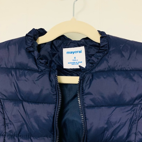 Mayoral | Jackets & Coats | Mayoral Baby Girl Ruffle Puffer Jacket ...